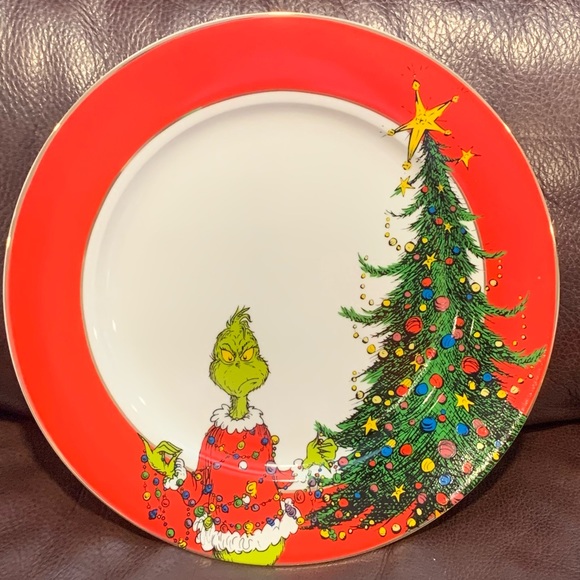 Dr. Seuss | Holiday | Grinch Stealing Christmas Tree Lights Ceramic ...